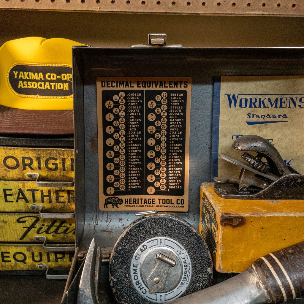 4×6 Decimal Equivalents Conversion Chart Sticker | Heritage Outfitters