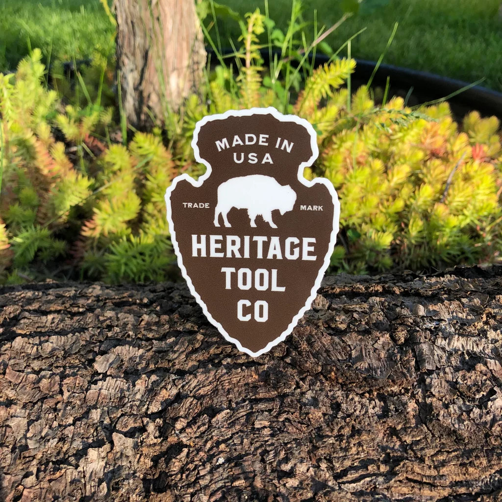 Heritage Tool Co. Arrowhead Sticker | Heritage Outfitters